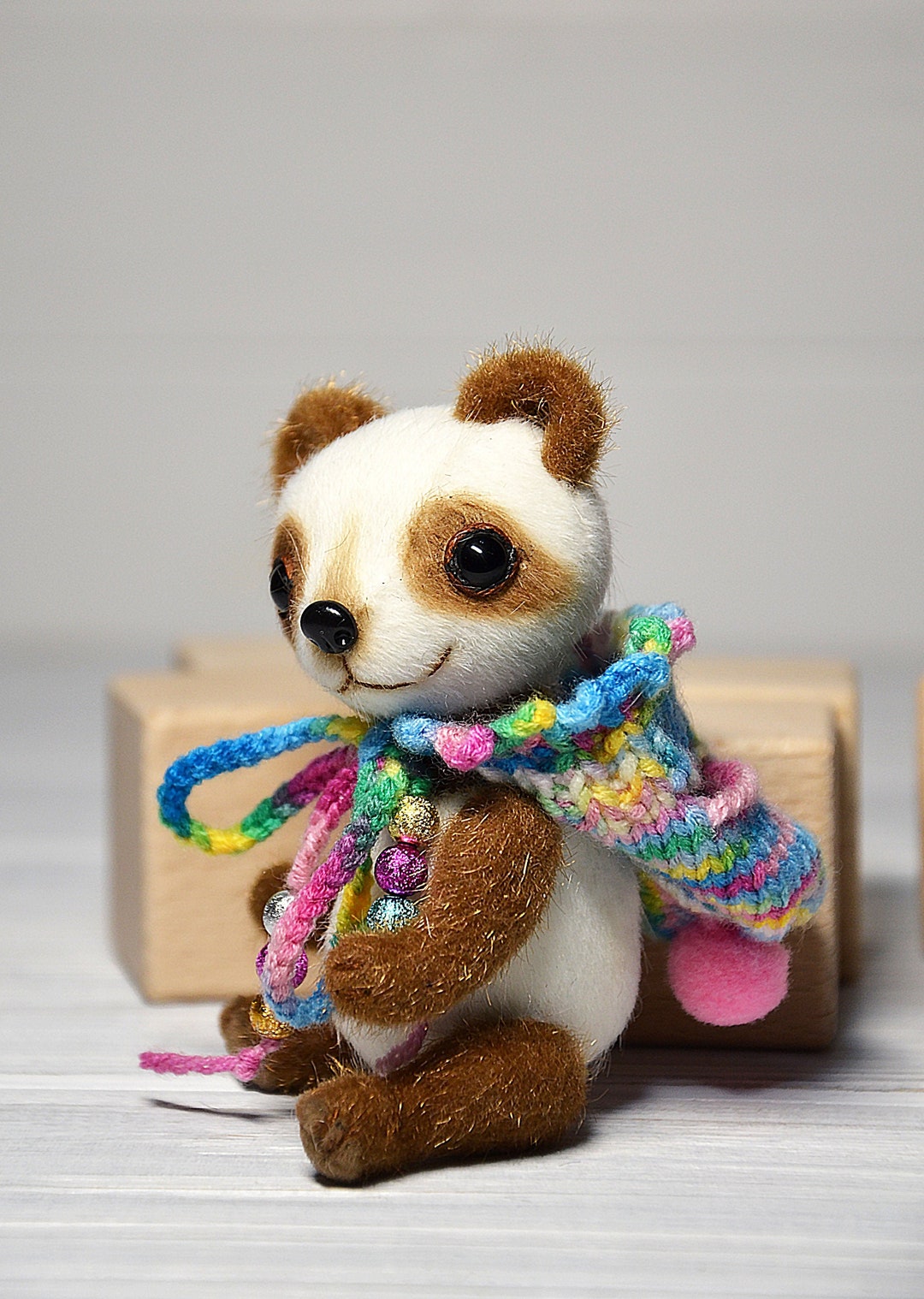 Miniature Panda Bear Stuffed Panda Toy for Blythe Dolls - Etsy