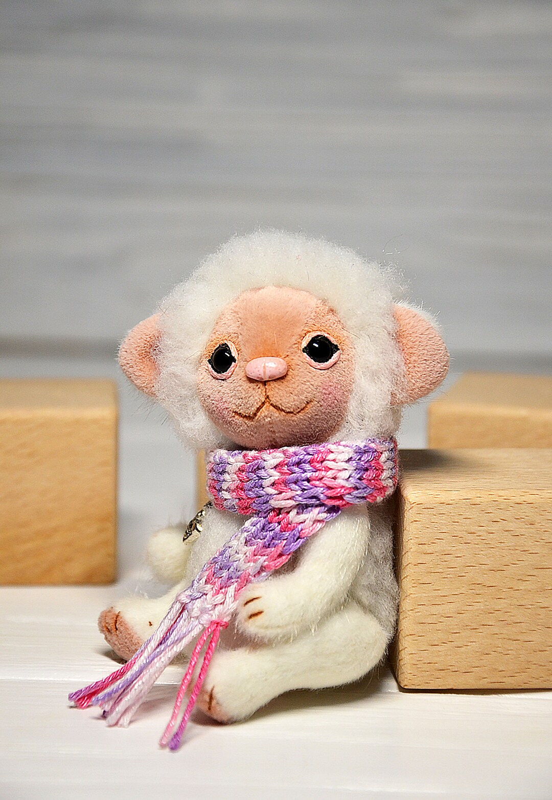 Artist Doll Sheep Miniature Sheep Stuffed Sheep Plush Sheep Toy - Etsy