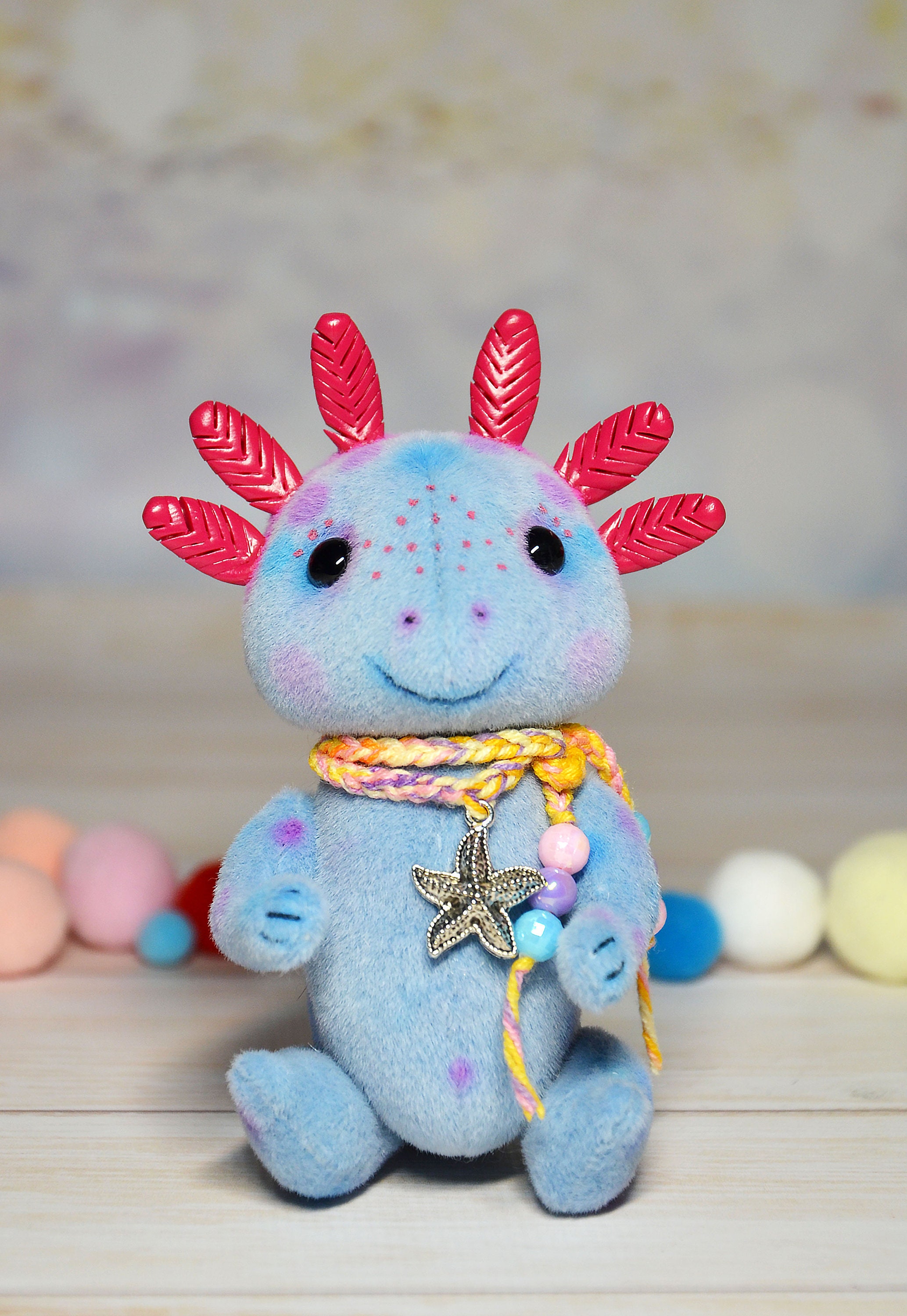 Miniature Axolotl Toy Stuffed Axolotl Toy for Blythe Dolls - Etsy UK