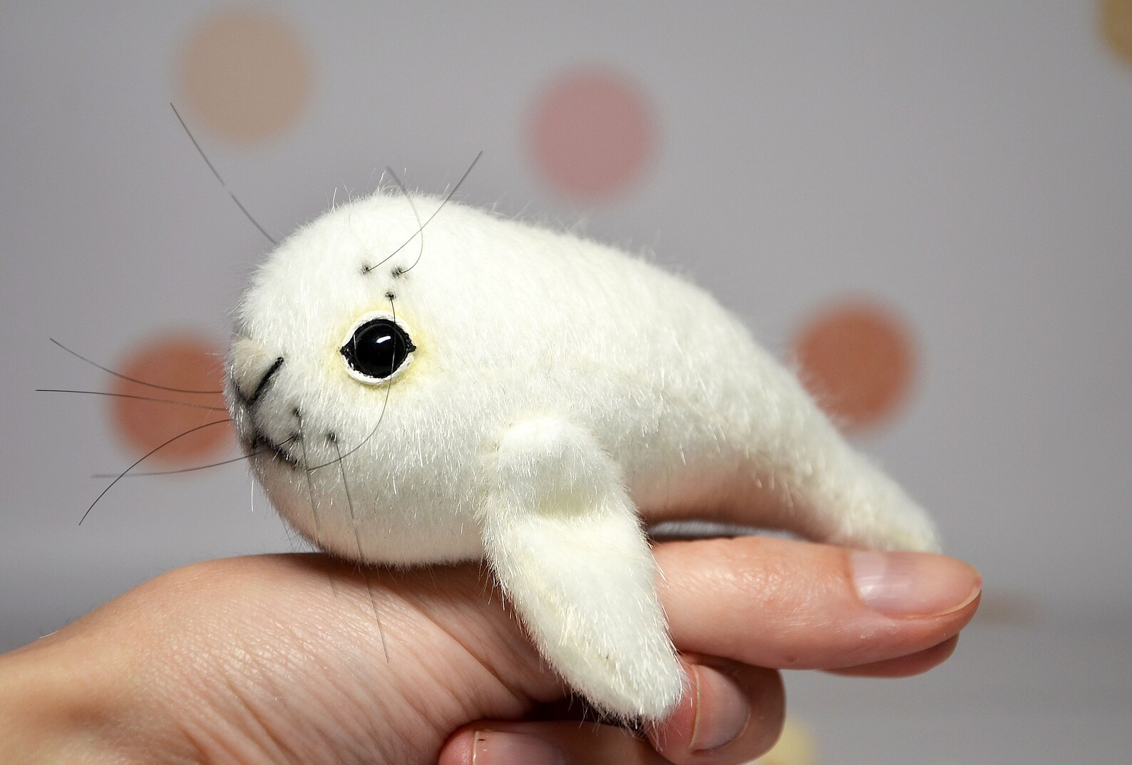 Artist Doll Seal Miniature Seal Stuffed Seal Plush Seal Toy - Etsy