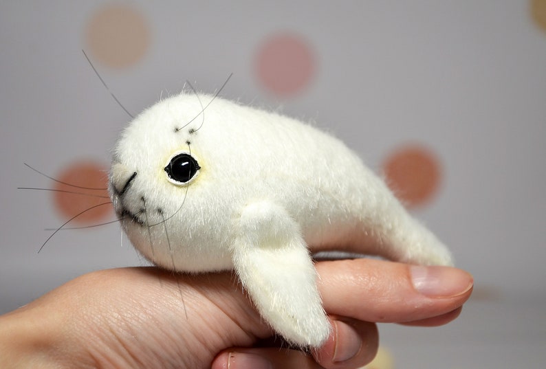 Artist Doll Seal Miniature Seal Stuffed Seal Plush Seal Toy - Etsy