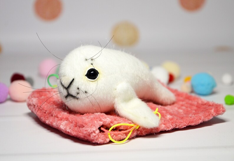 Artist Doll Seal Miniature Seal Stuffed Seal Plush Seal Toy - Etsy