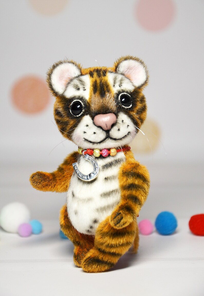 Miniature Tiger Cub Toy Stuffed Tiger Toy Ooak Christmas Gift - Etsy