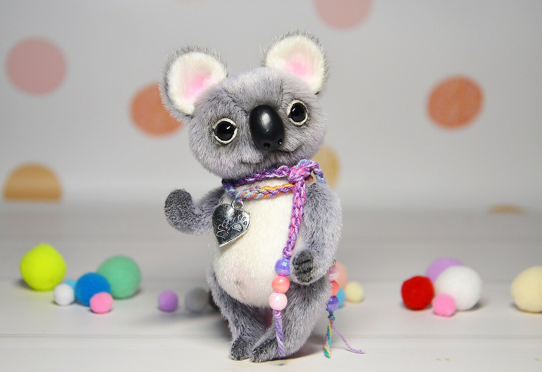 Mini Plushie Koala Bear Toy Art Doll Koala Bear Gift for Girlfriend - Etsy