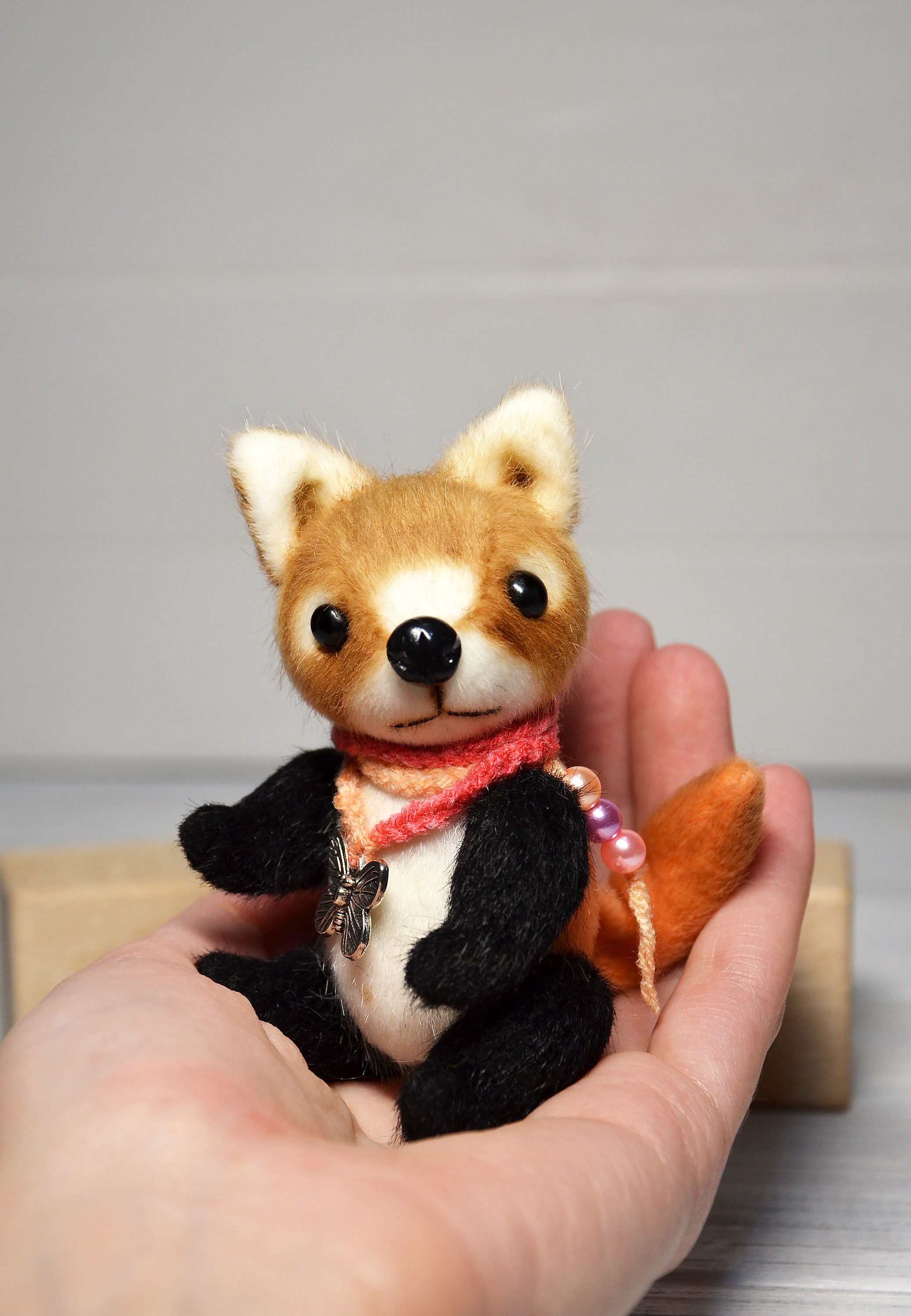 Artist Teddy Doll Red Panda Stuffed Plush Red Panda Toy - Etsy