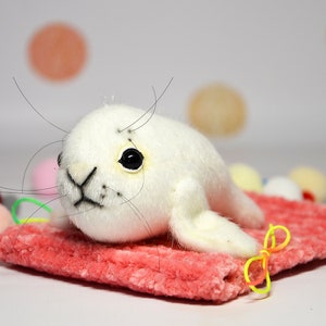 Artist Doll Seal Miniature Seal Stuffed Seal Plush Seal Toy - Etsy