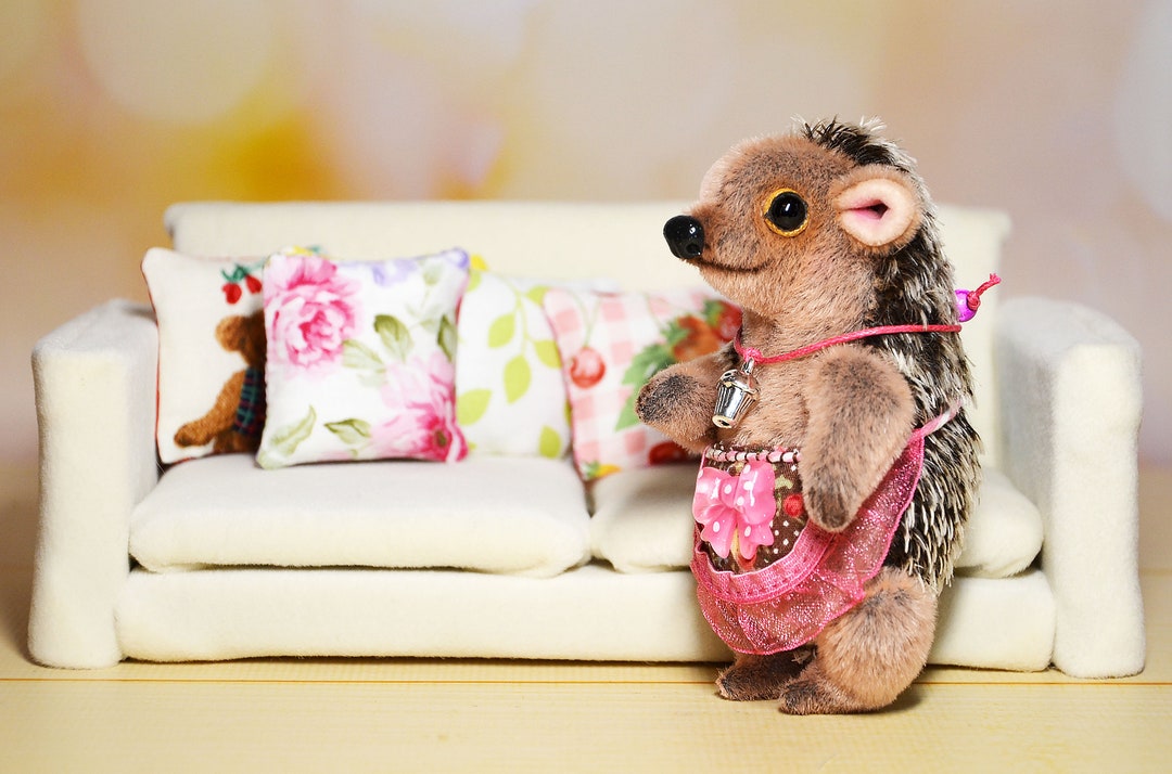 Mini Plushie Hedgehog Toy Art Doll Hedgehog for Blythe Dolls - Etsy