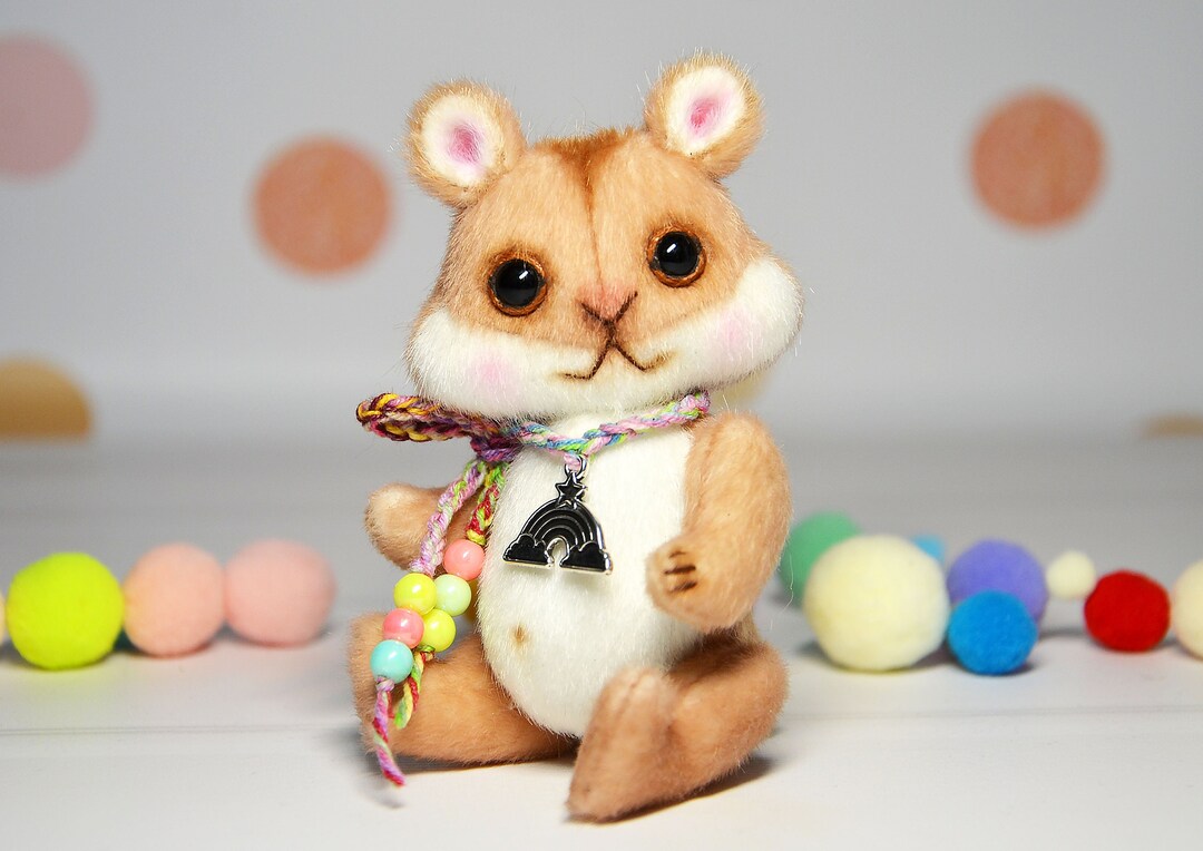 Mini Plushie Hamster Toy Art Doll Hamster Toy for Blythe Dolls - Etsy