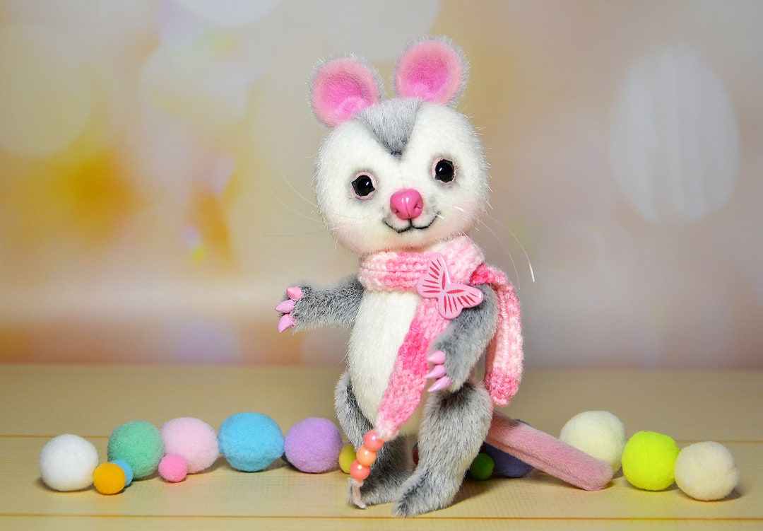 Art Doll Possum Toy Mini Plushie Opossum Toy for Blythe Dolls - Etsy