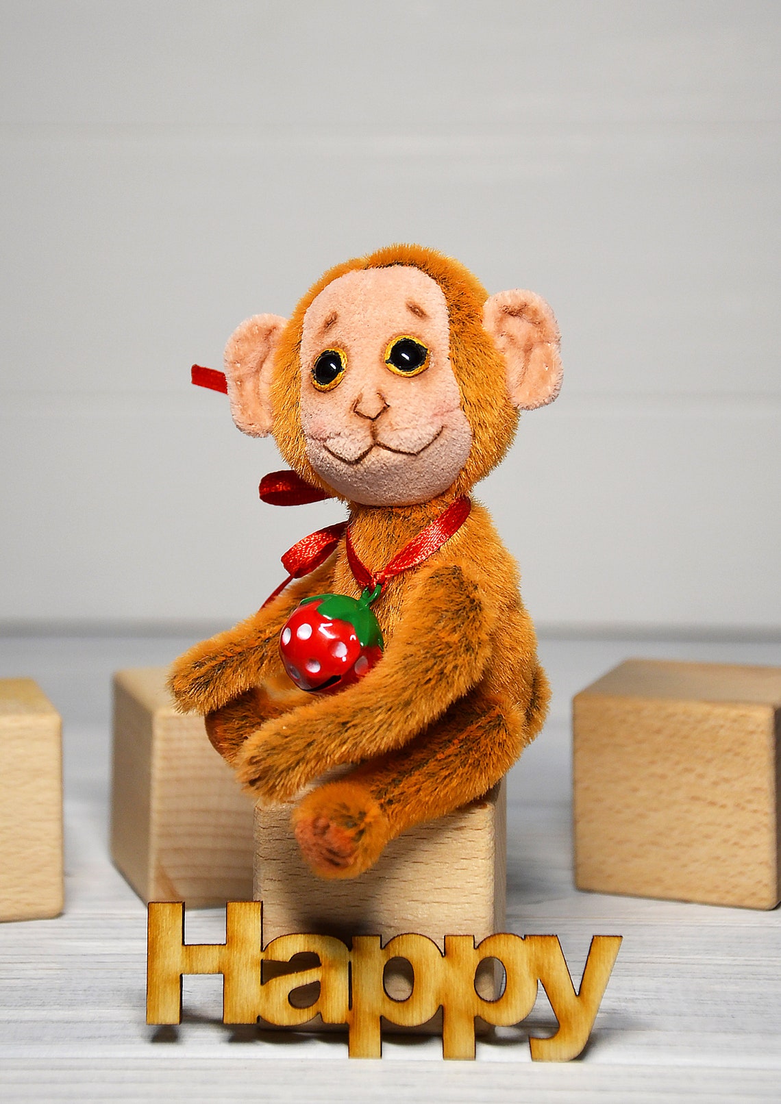 Mini monkey toy stuffed monkey plush monkey toy | Etsy