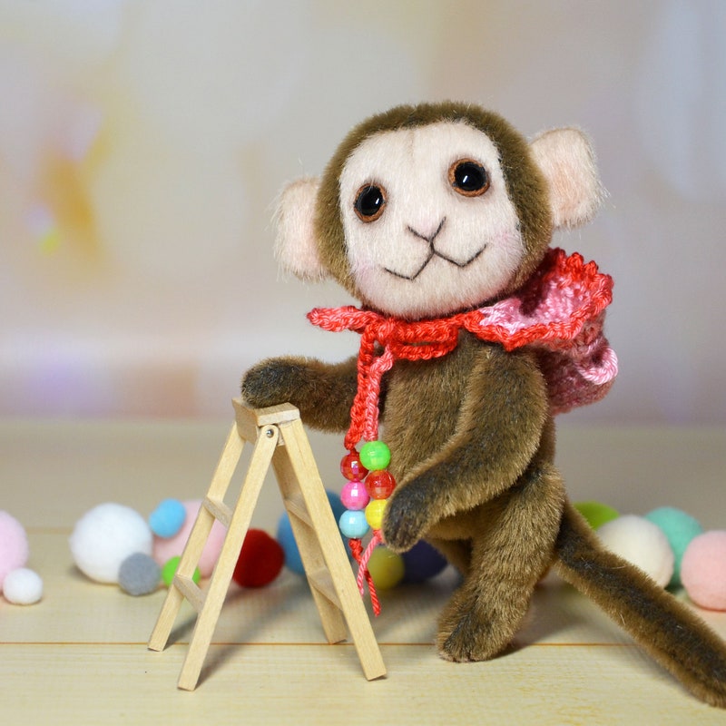 Monkey Toy - Etsy