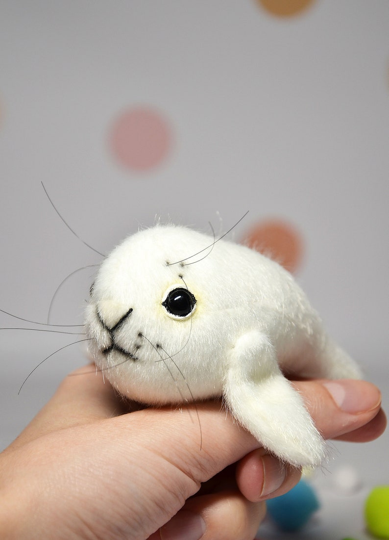 Artist Doll Seal Miniature Seal Stuffed Seal Plush Seal Toy - Etsy
