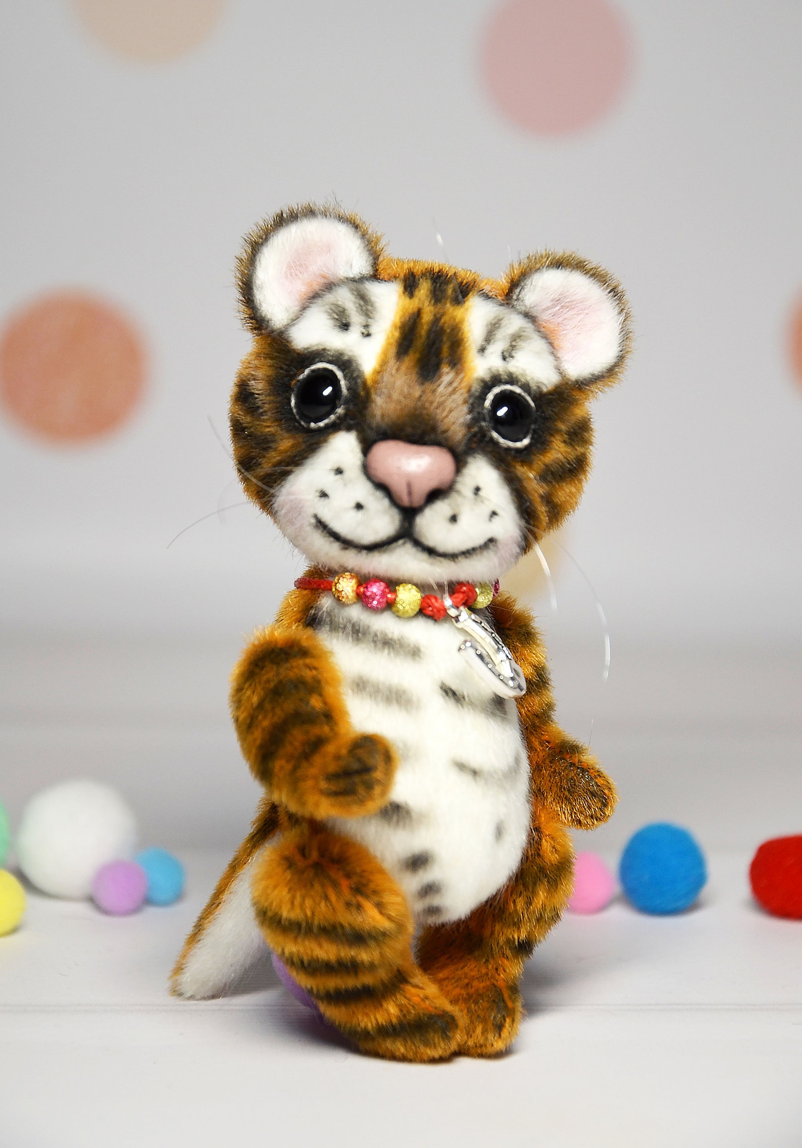 Miniature Tiger Cub Toy Stuffed Tiger Ift for Easter | Etsy