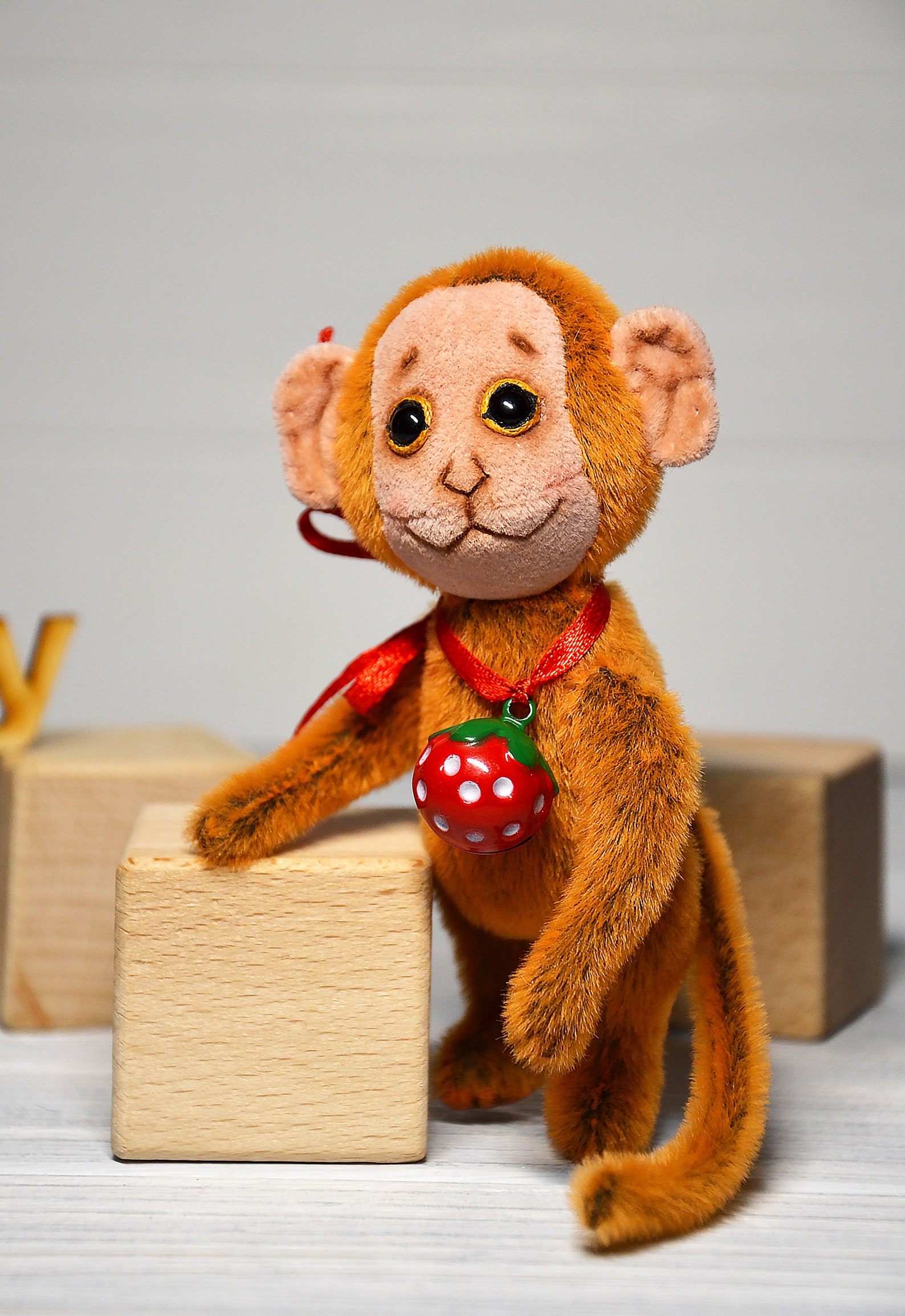 Mini monkey toy stuffed monkey plush monkey toy | Etsy