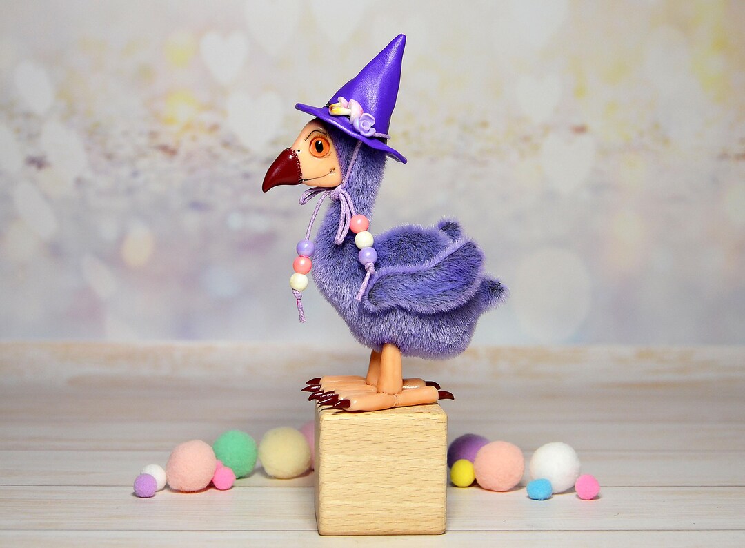 Miniature Art Doll Dodo Bird Plushie Toy - Etsy