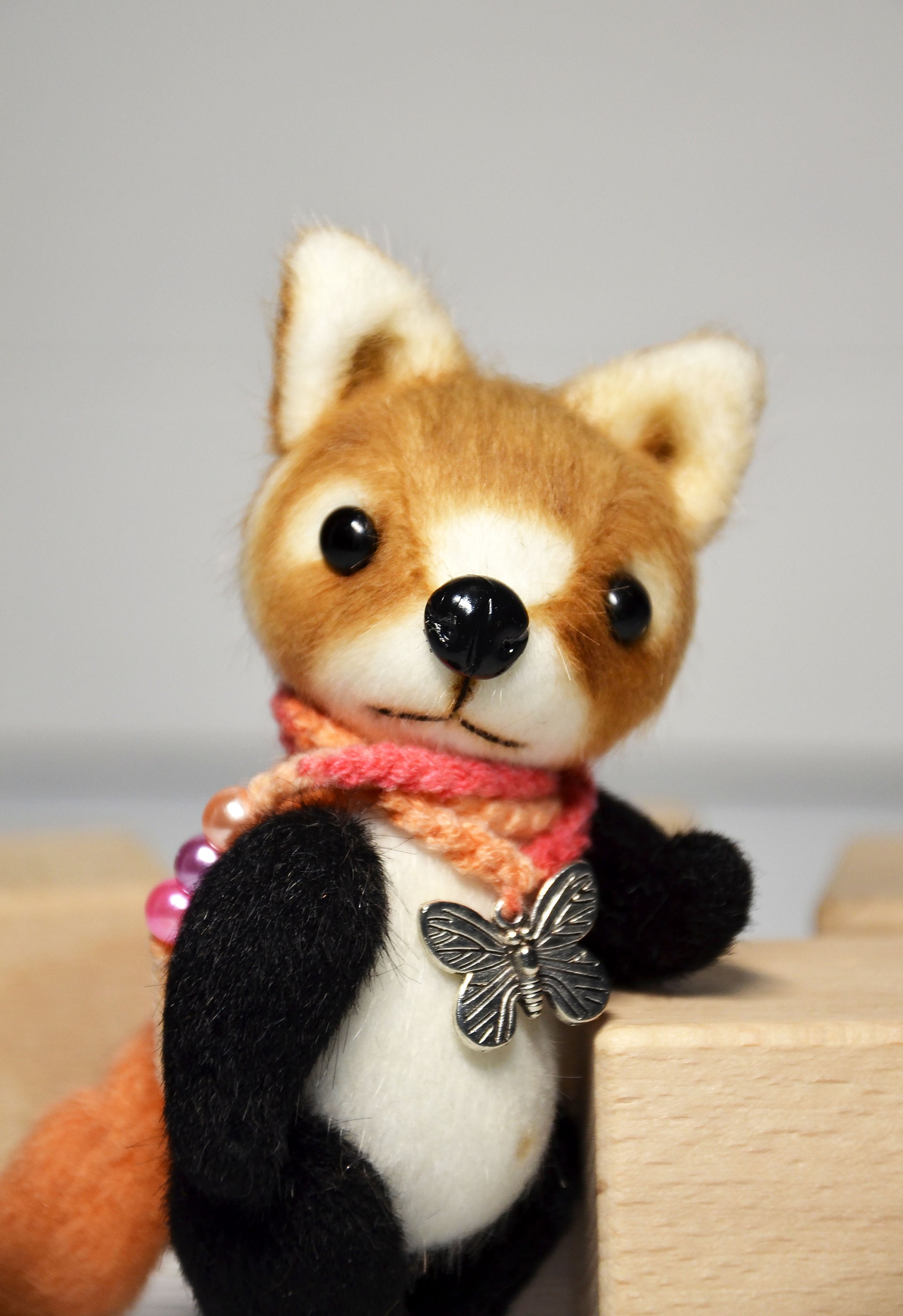 Artist Teddy Doll Red Panda Stuffed Plush Red Panda Toy - Etsy