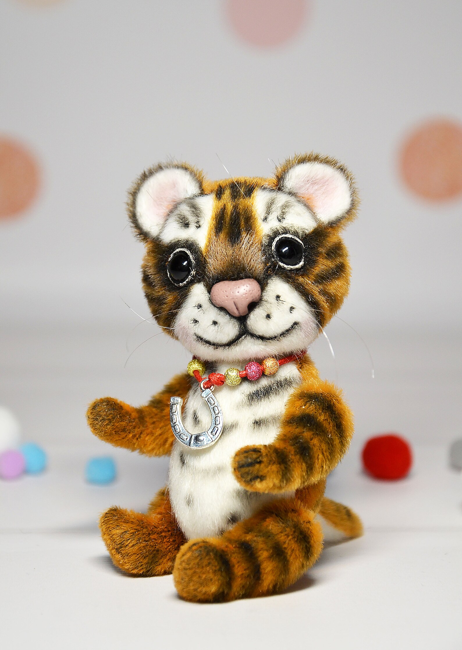 Miniature Tiger Cub Toy Stuffed Tiger Ift for Easter | Etsy