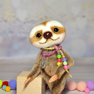 Miniature Sloth Toy Stuffed Sloth Toy for Reborn Dolls - Etsy