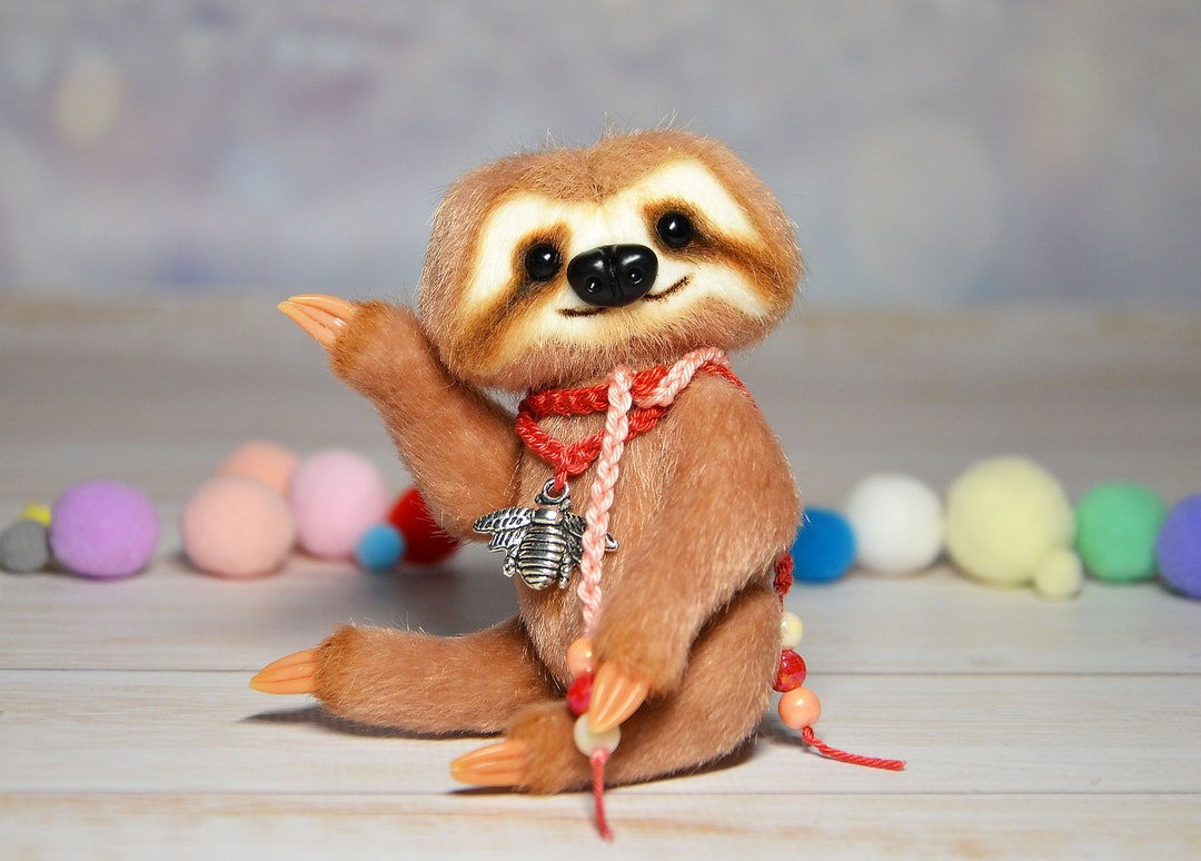 Unique Teddy Sloth Toy Stuffed Sloth Toy - Etsy
