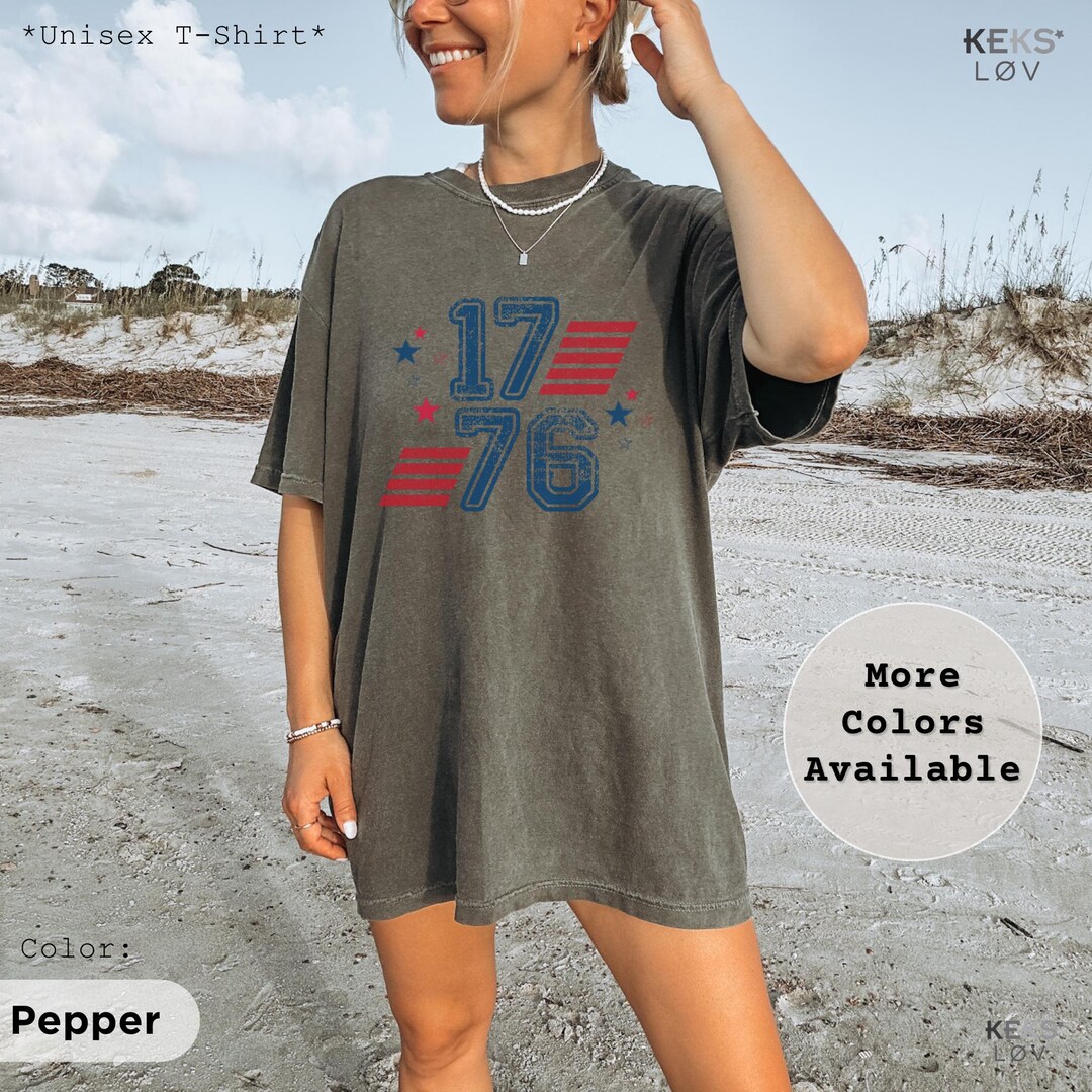Retro 1776 T-shirt 4th of July Tshirt USA America Tee Patriotic ...