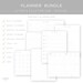Time Management Planner & Goal Setting Bundle - Project Tracker Daily ...