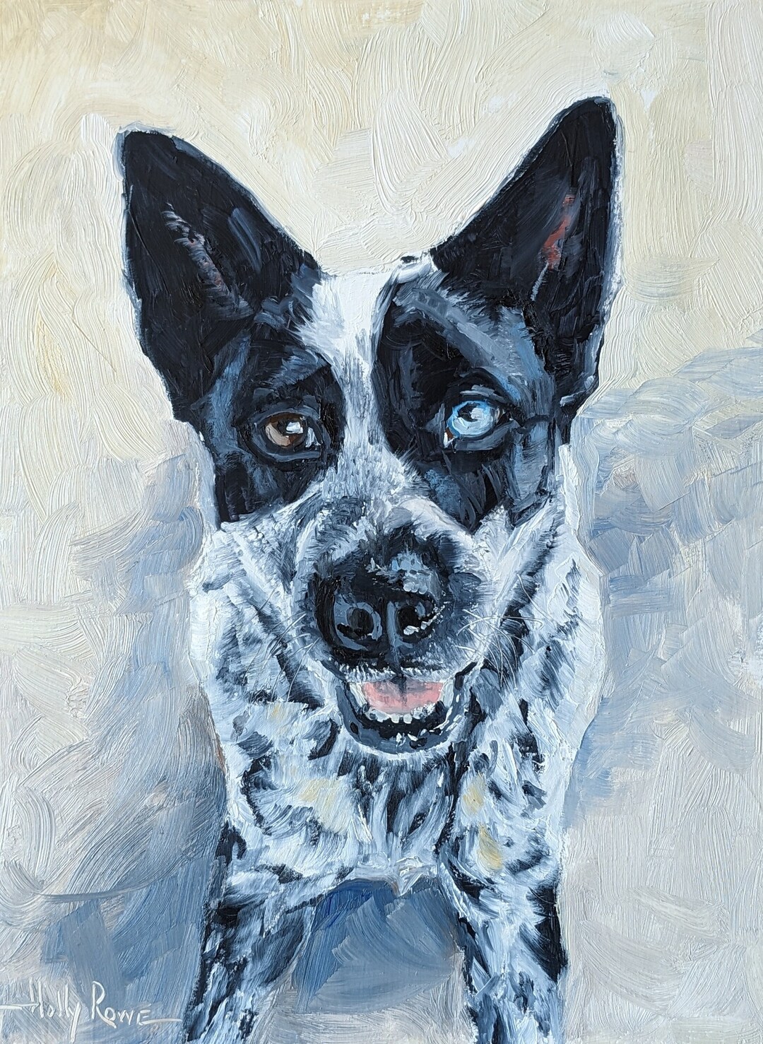 Custom Pet Portrait, Cat Portrait, Dog Portrait, Painted Pet Portrait ...