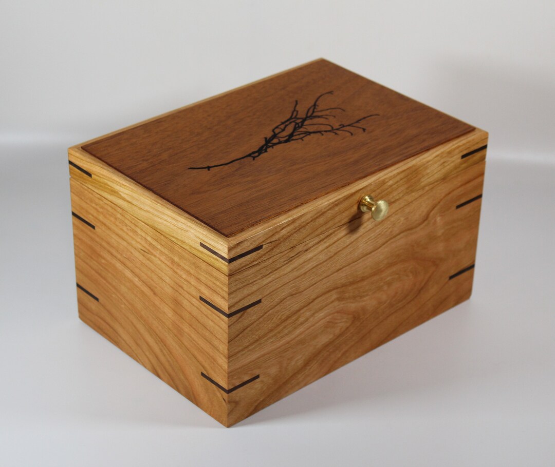 2204 Handcrafted Keepsake Box With Removeable Shelf - Etsy