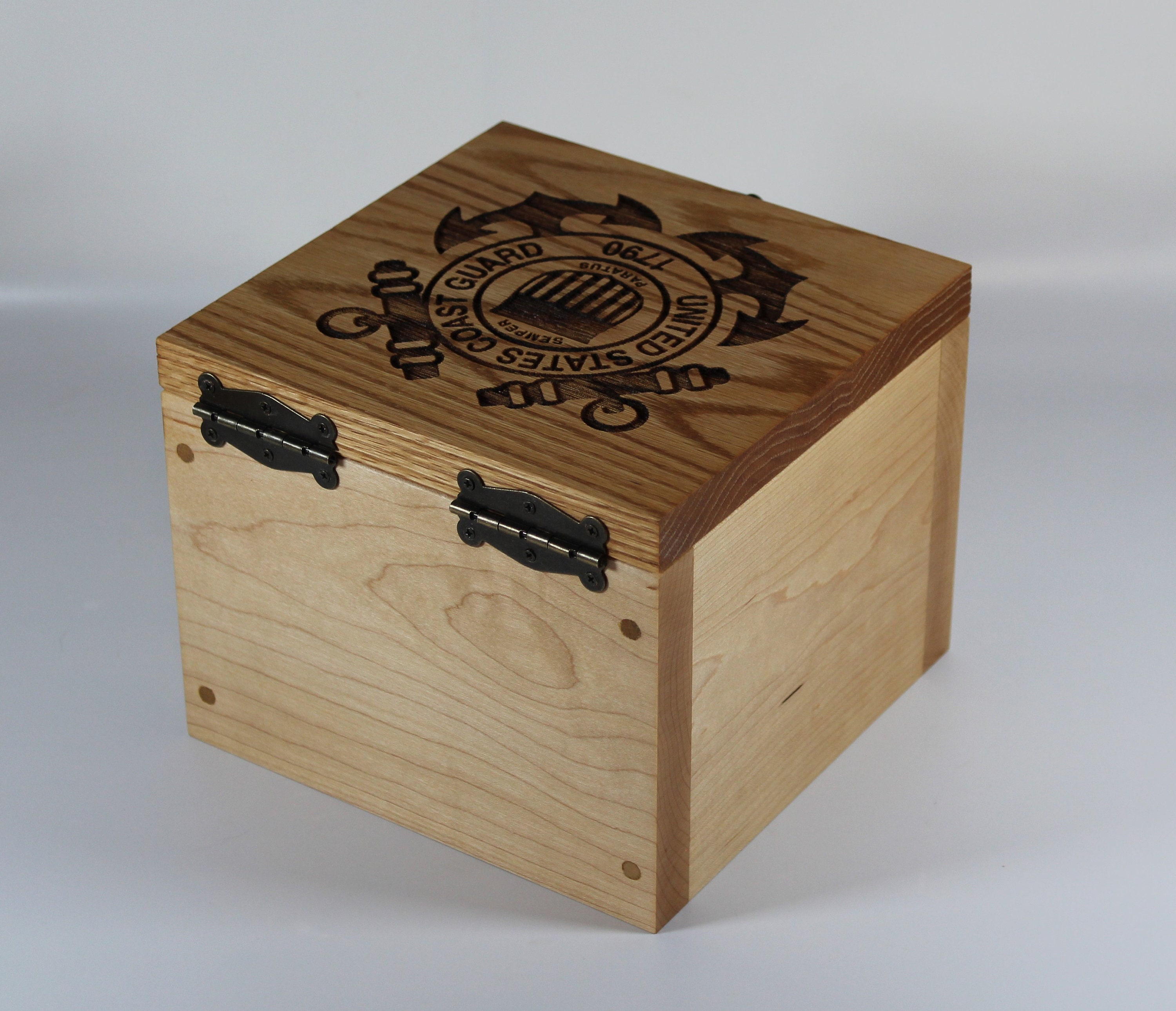 2135 US Coast Guard Keepsake Box Handmade Engraved - Etsy