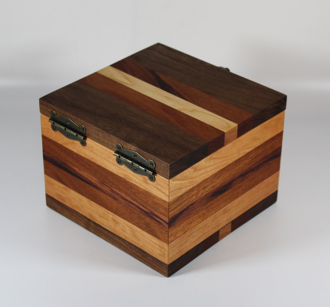 2156 Handcrafted Keepsake Box Made From Cherry and Black Walnut - Etsy