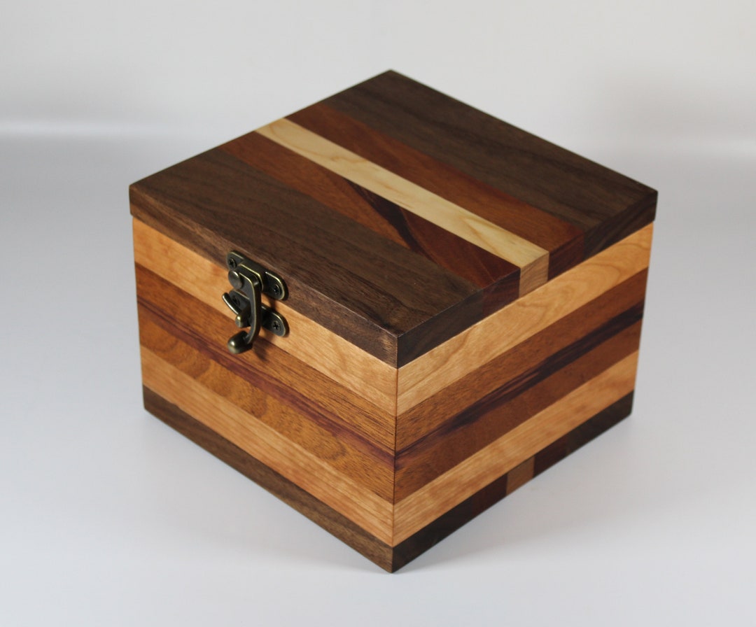 2156 Handcrafted Keepsake Box Made From Cherry and Black Walnut - Etsy