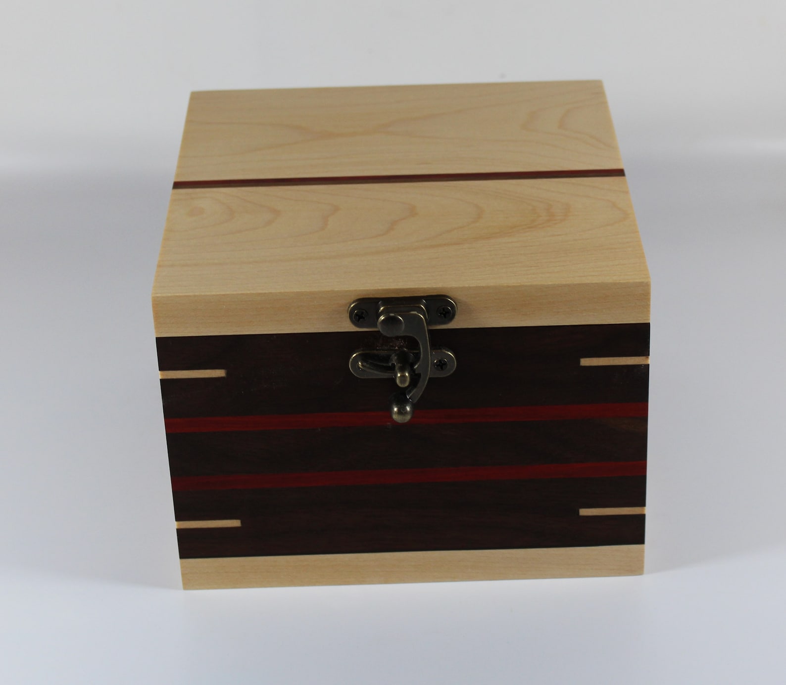 2148 Handcrafted Keepsake Box Black Walnut and Maple - Etsy