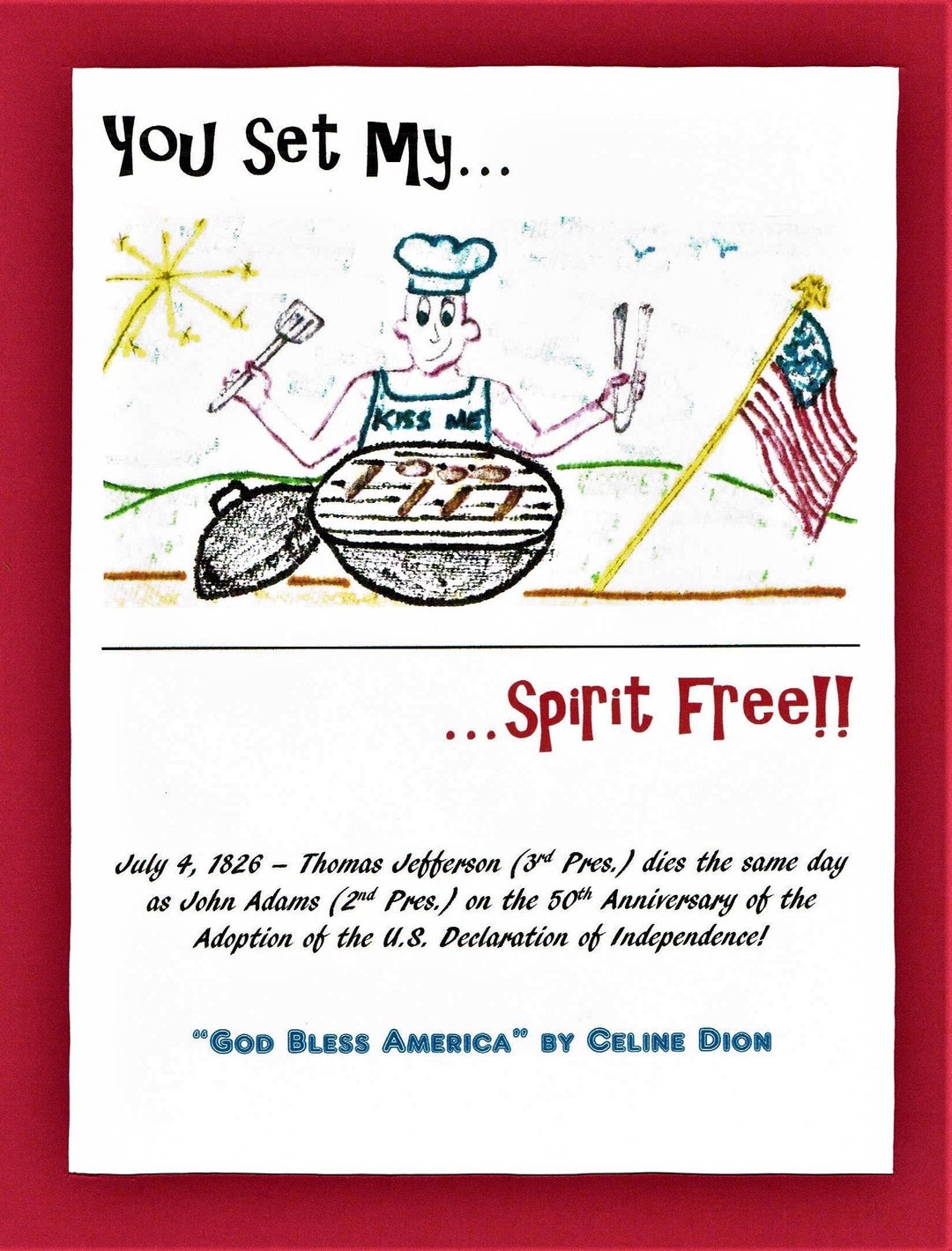 July 4, 1826-jefferson and John Adams Die on the 50th Anniv. of the Dec ...