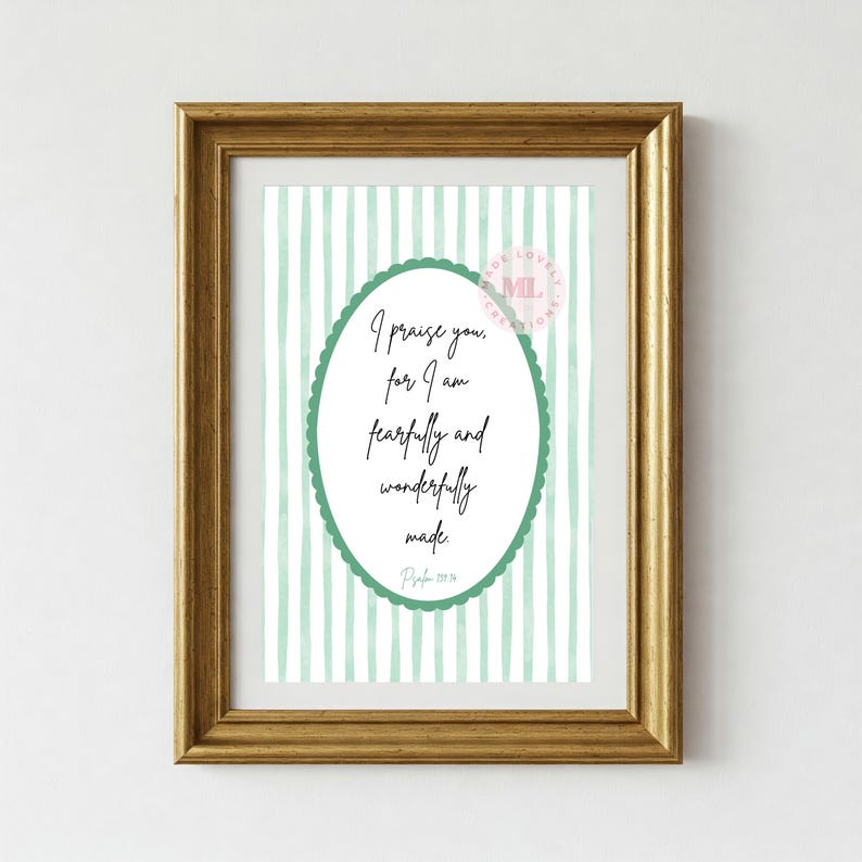 March Birth Month Flower With Bible Scripture Print, Marigold ...
