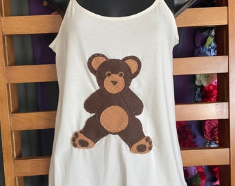Teddy Bear Tank Top - Etsy