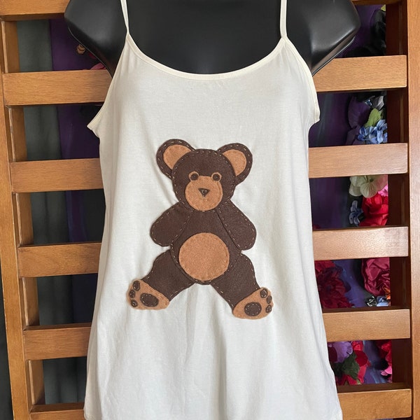 Teddy Bear Tank Top - Etsy