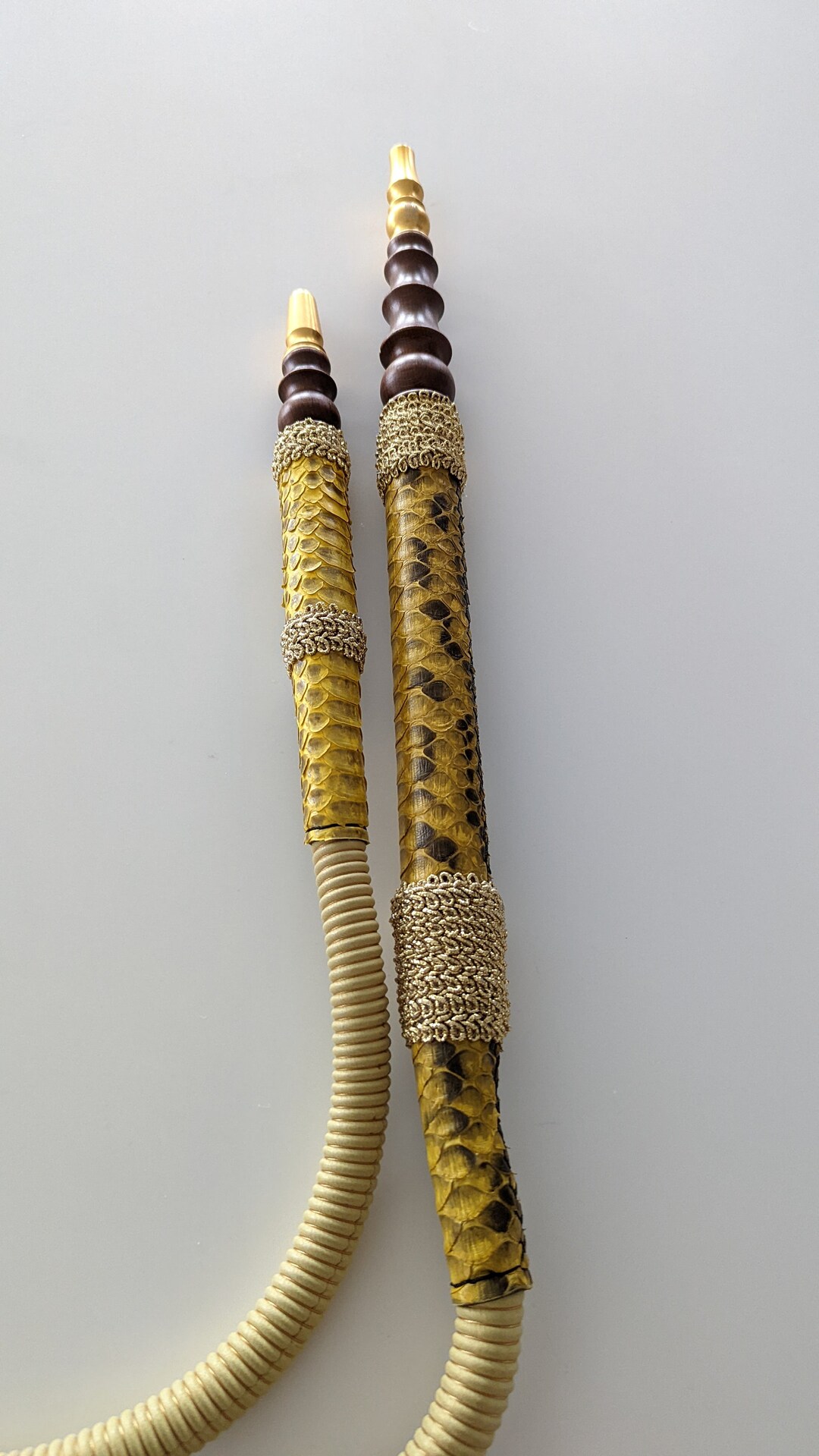 Exquisite Luxury Hookah Hose: Handmade With Real Snake Skin for an ...