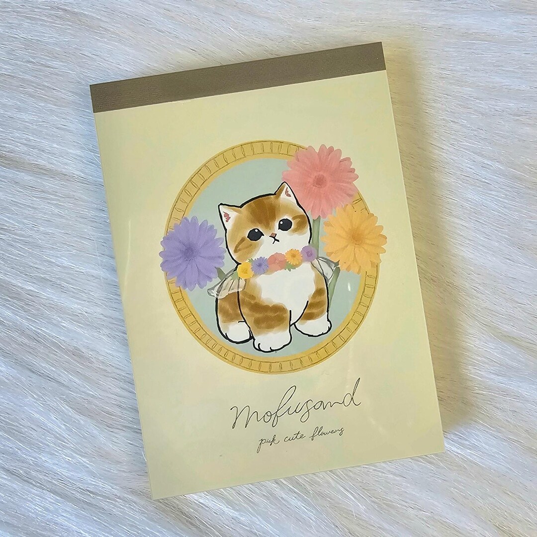 Mofusand Kitty Mini Memo Pad Japan Kawaii Stationery Collectible Gifts - Etsy