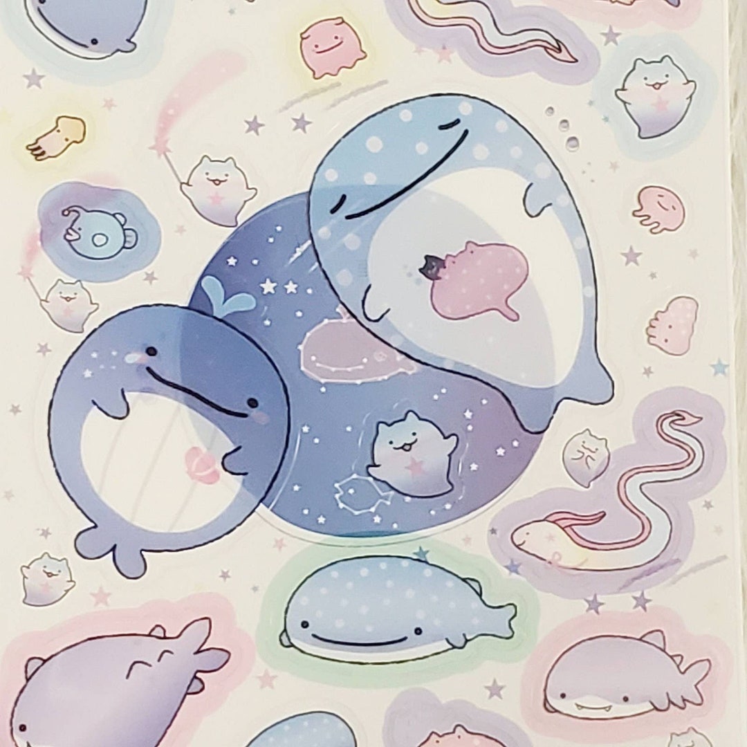 San-x Jinbesan Umiusagi Constellation Ocean Kawaii Sticker Sheet ...