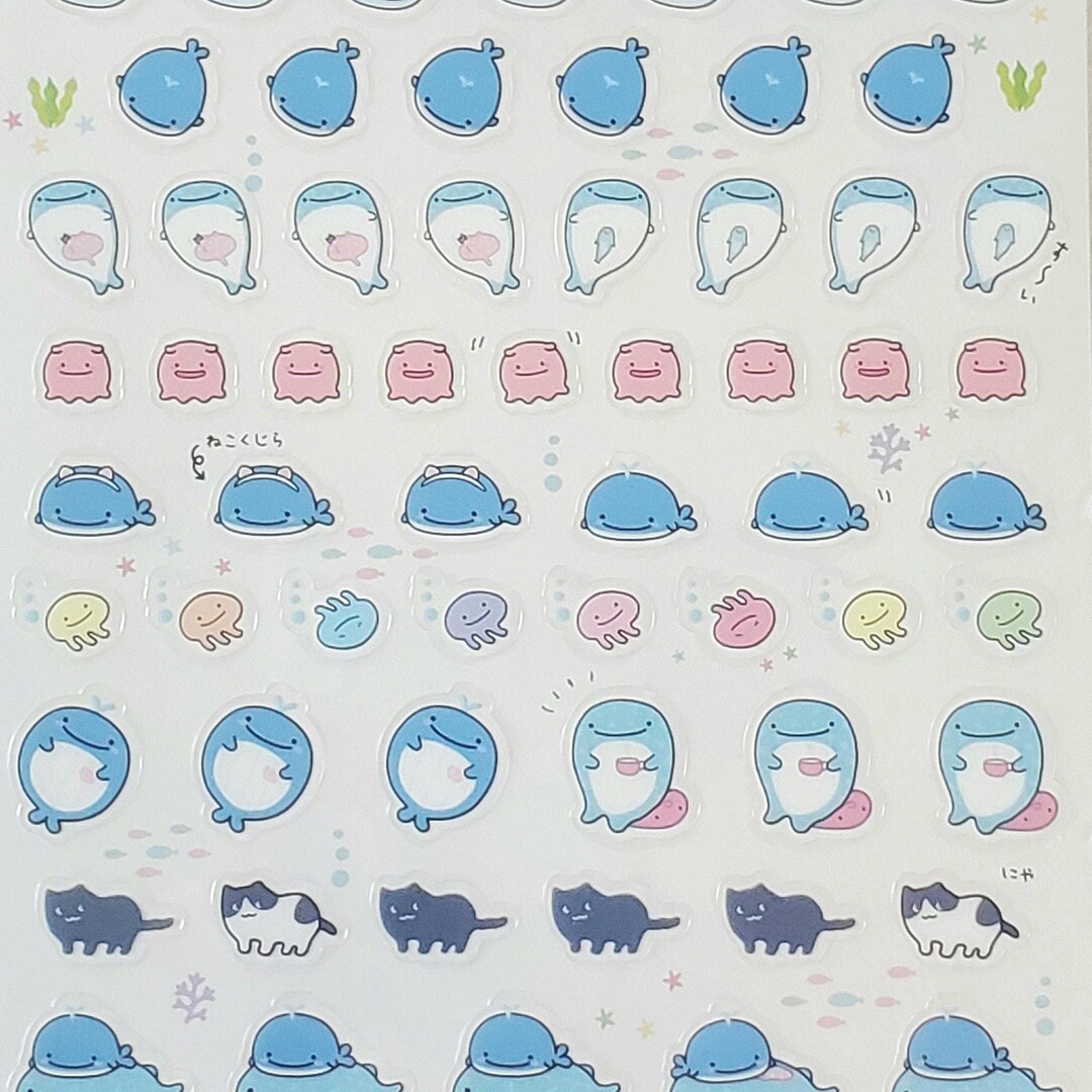 San-x Jinbesan Planner Seals Kawaii Stickers Sticker Sheet Japan 2019 ...