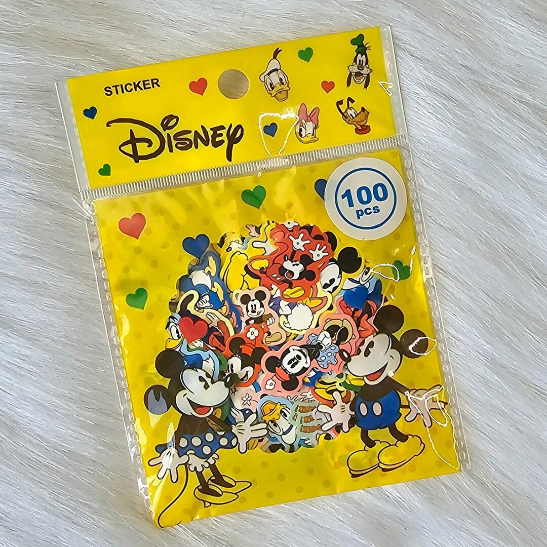 Minnie Mickey Sticker Sack Stickers Flakes Pack Collectible Retro ...