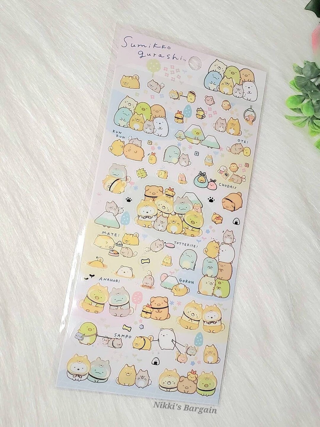 San-x Sumikko Gurashi Dog Costume Sticker Sheet Stickers Japan 2022 B ...