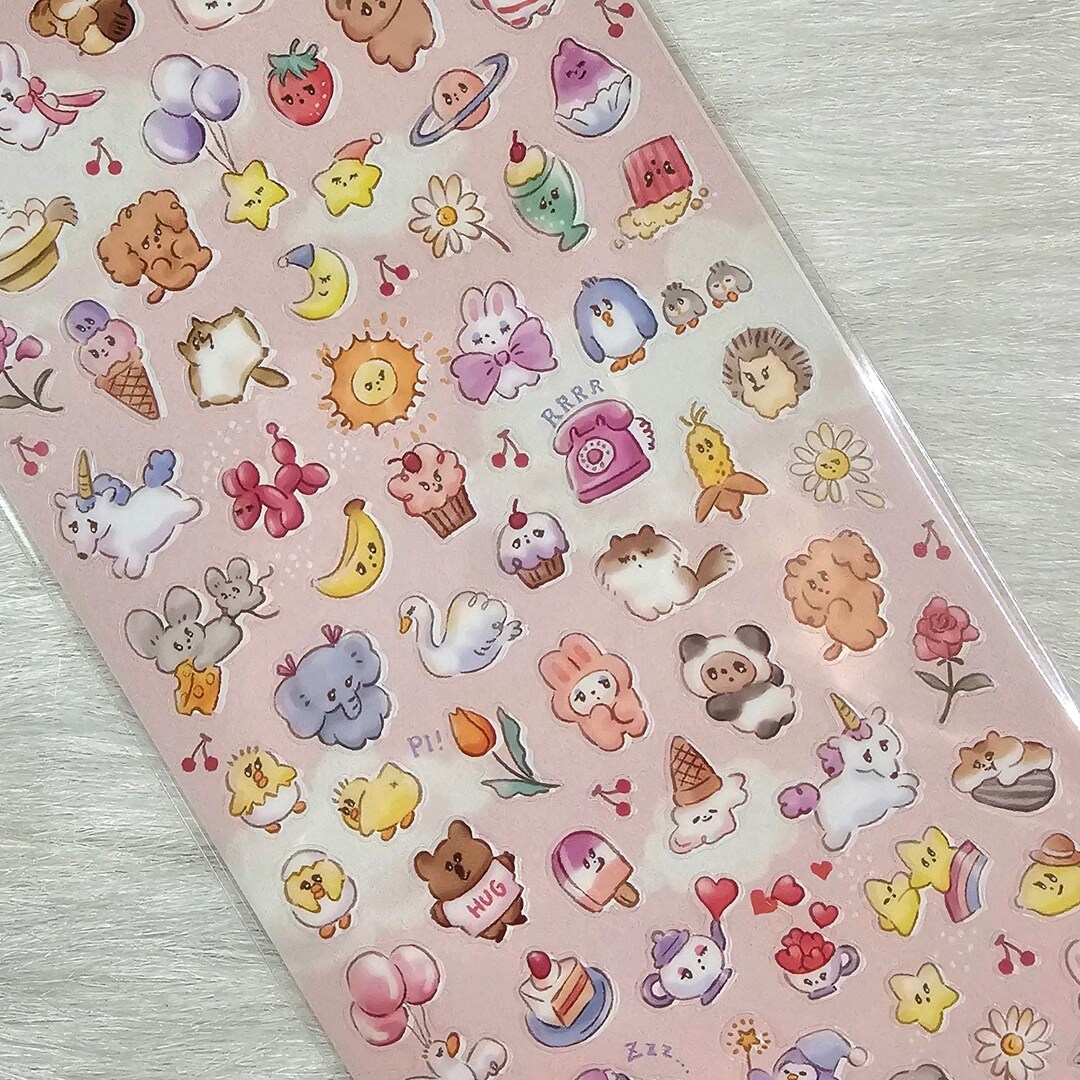 Mind Wave Stickers Sticker Sheet Kawaii Japan Collectible - Etsy