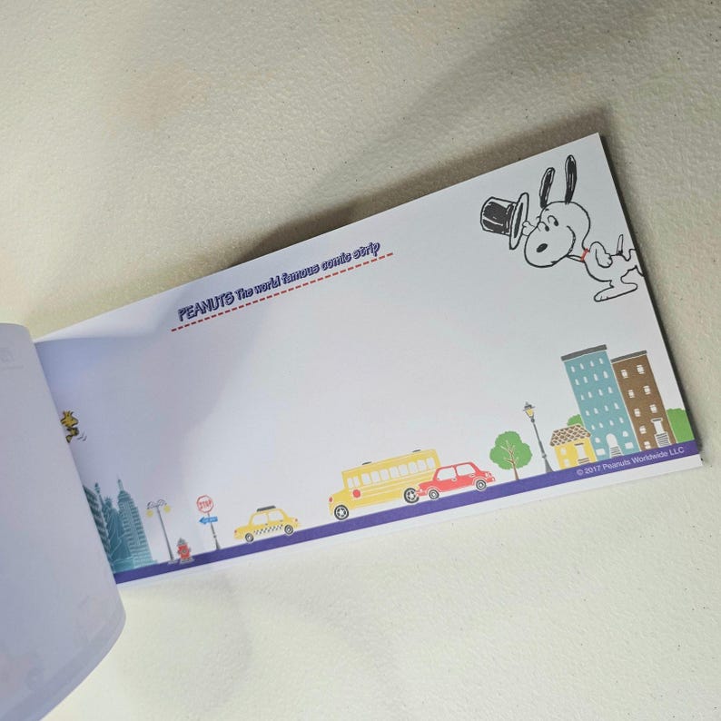 Snoopy Peanuts Memo Pad Kawaii Stationery Collectible Gifts Deadstock ...