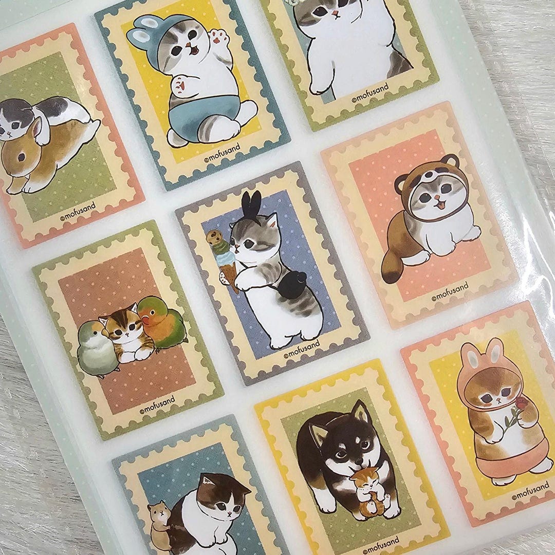 Mofusand Stickers Sticker Sheet Kawaii Japan Collectible - Etsy