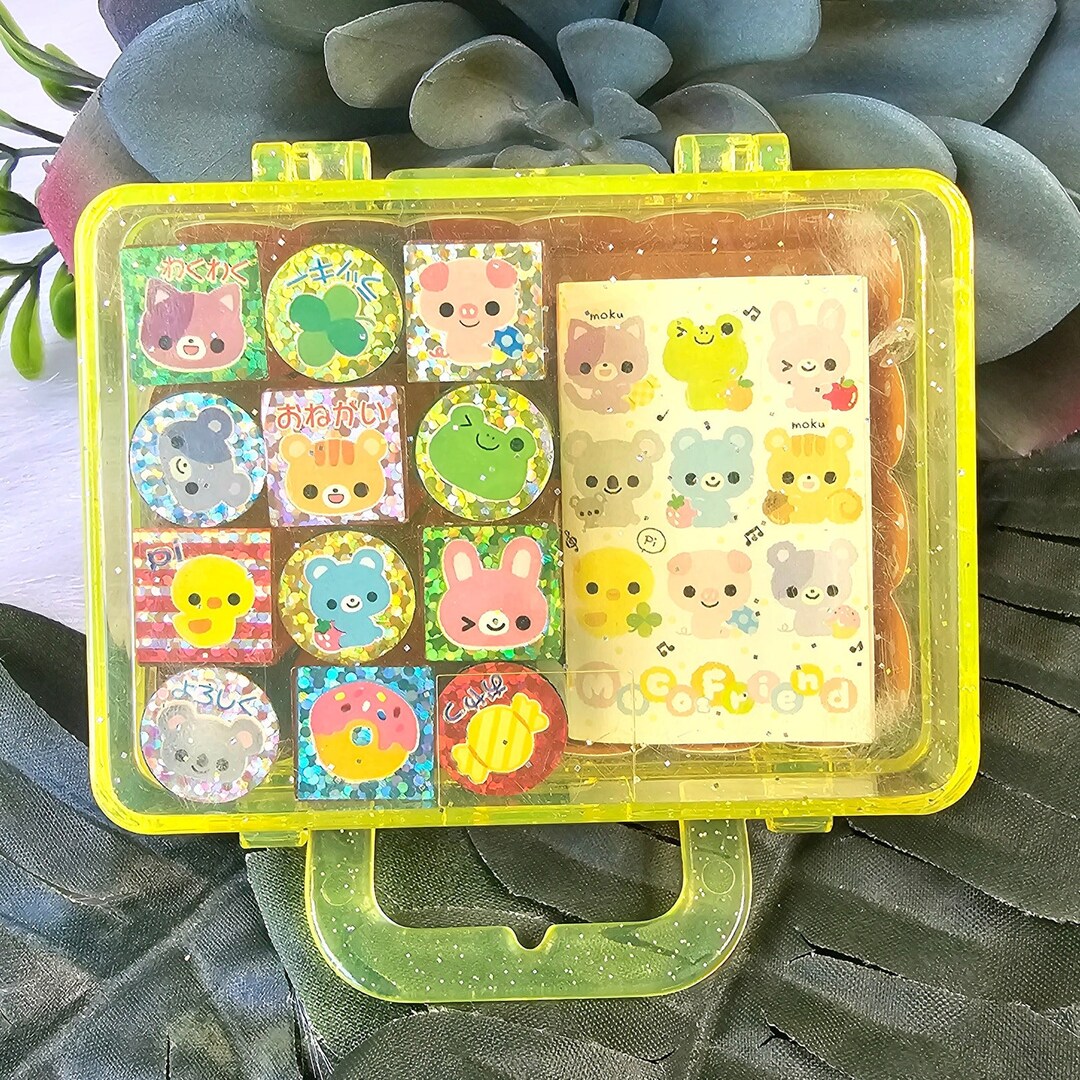 Moco Friend Kawaii Stamp Set Stampers Japan Retro Collectible Gifts ...
