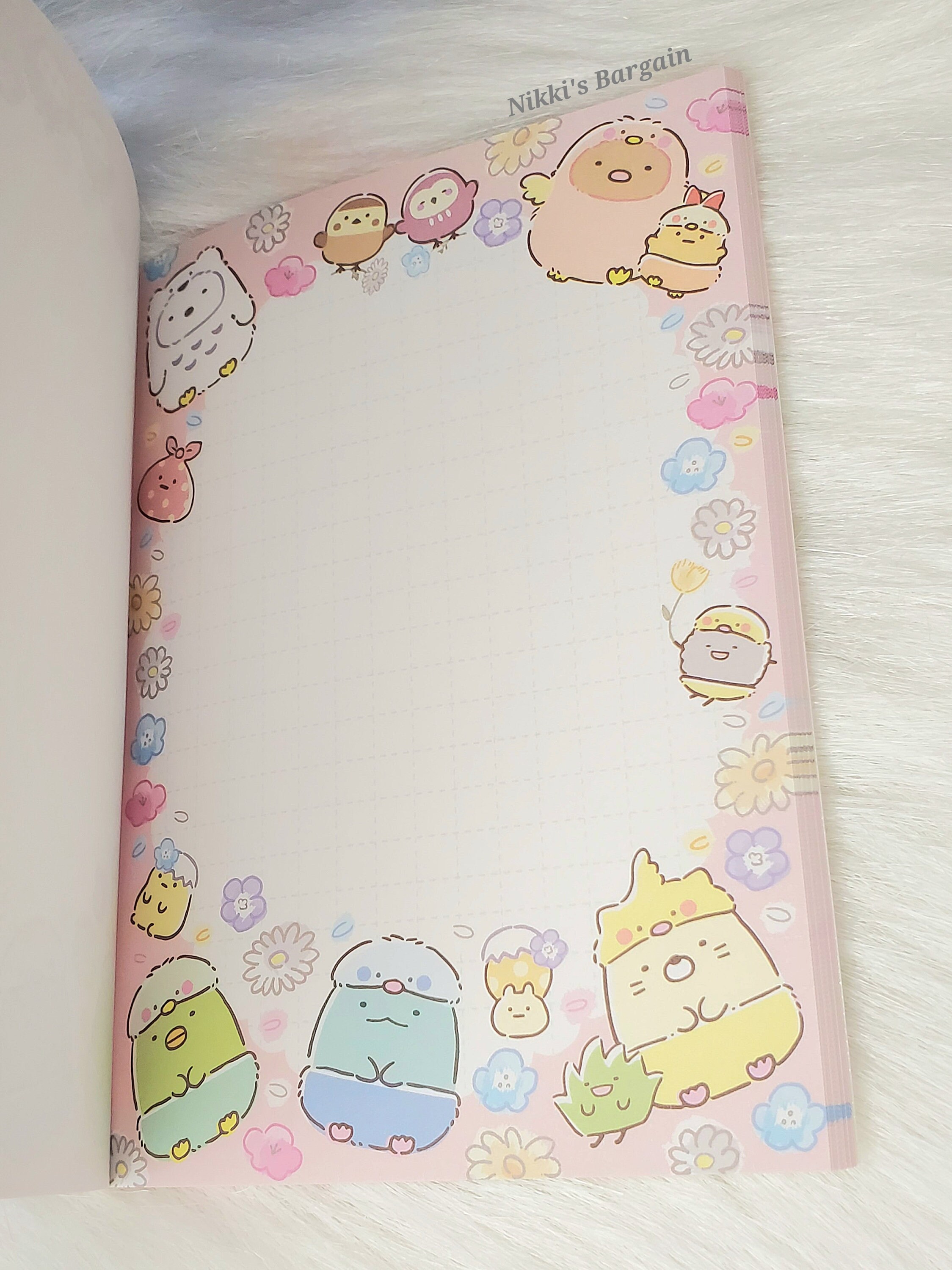 San-x Sumikko Gurashi Bird Watching Large Memo Pad Kawaii - Etsy