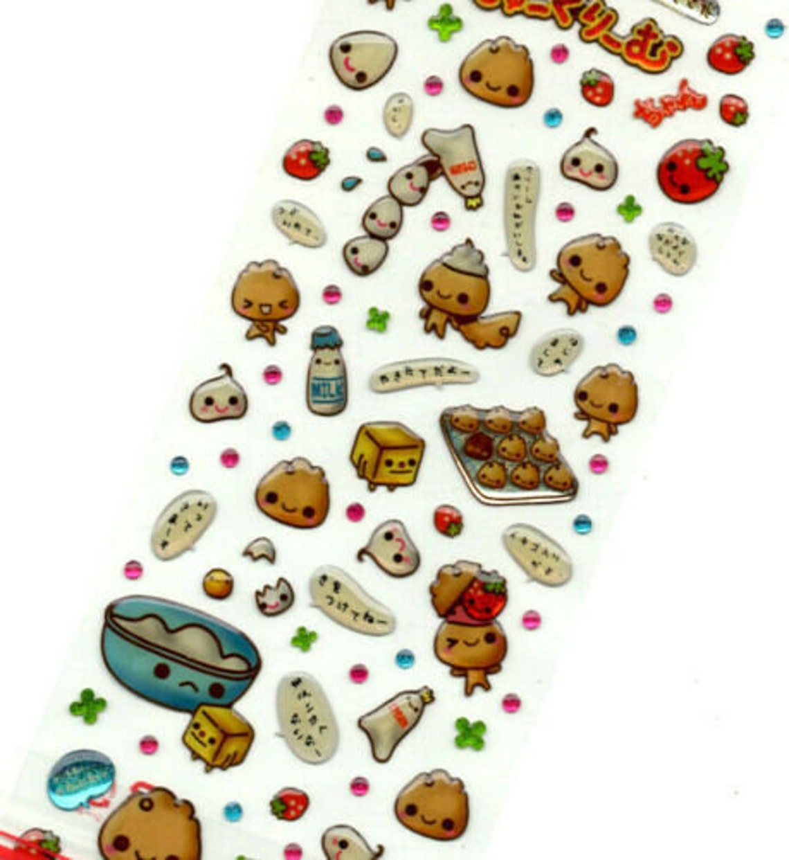 Cream Puff Seal Collection Sticker Sheet LOT Japan Kawaii Food | Etsy