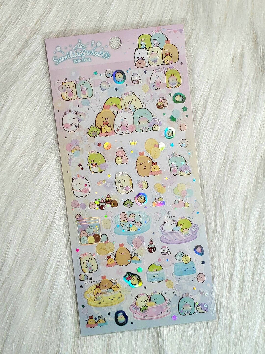 San-x Sumikko Gurashi Tapioca Park Stickers Sticker Sheet Japan Kawaii ...