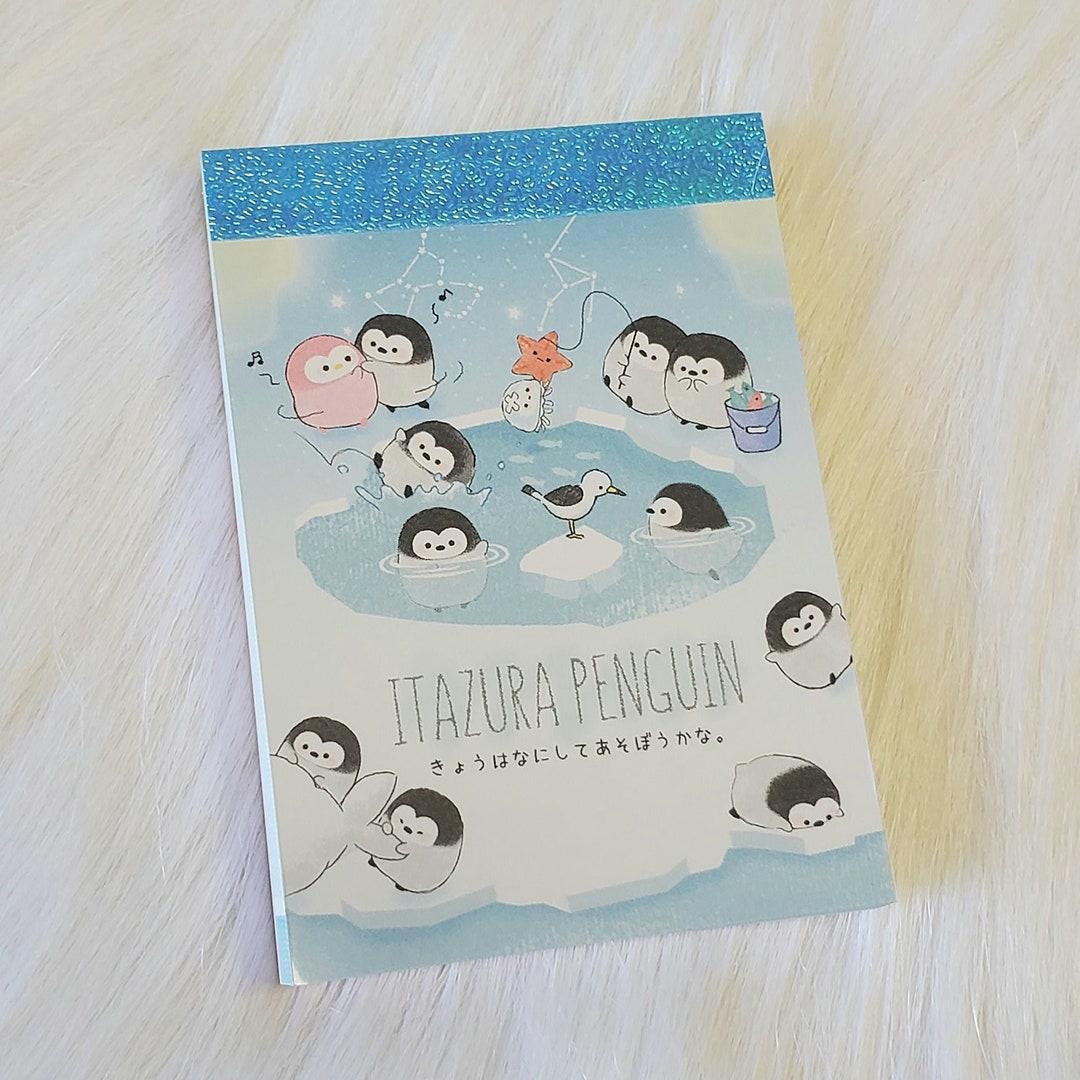 Penguin Friends Mini Memo Pad Kawaii Stationery Notepad Collectible ...