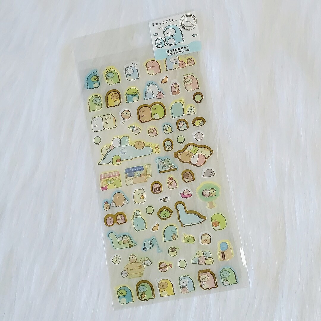 San-x Sumikko Gurashi Lizard Seal Kawaii Stickers Sticker Sheet Japan ...